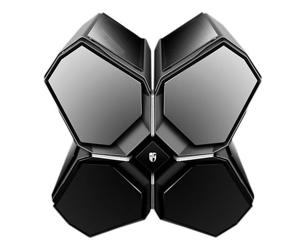 Gabinete Deepcool Quadstellar Preto RGB, DP-EATX-QUADSTLR | Pichau