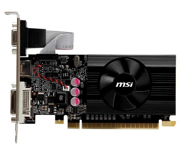 Placa de Video MSI GeForce GT 610 2GB DDR3, N610-2GD3/LP | Pichau